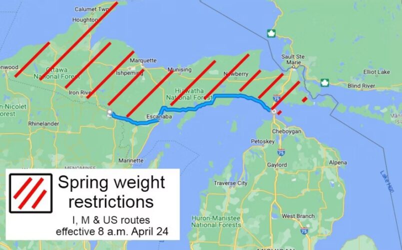 Weight Restrictions Continue to Change on Michigan Highways - Driver First