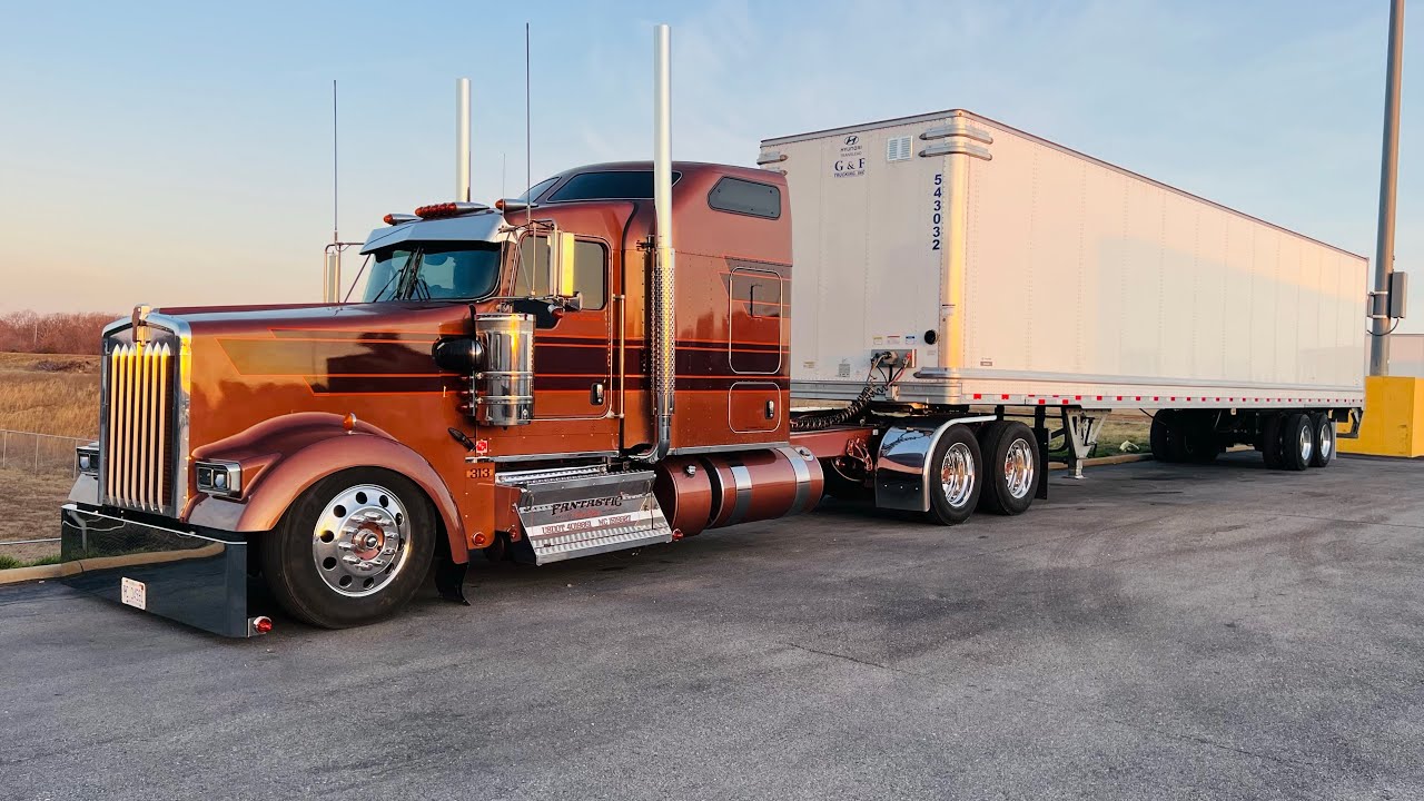 Blazing Elegance: The Kenworth W9 in Color Combo - Driver First