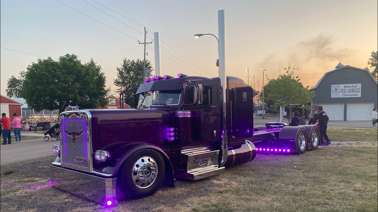 Rolling Beauty: The Purple Peterbilt 389 'Redemption' - Driver First