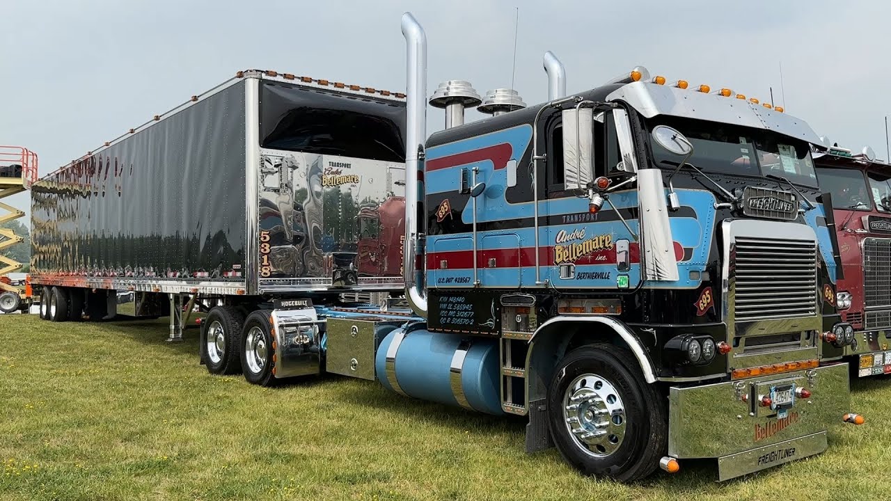 Rolling Majesty: The Timeless Elegance of the 1995 Freightliner Cabover ...