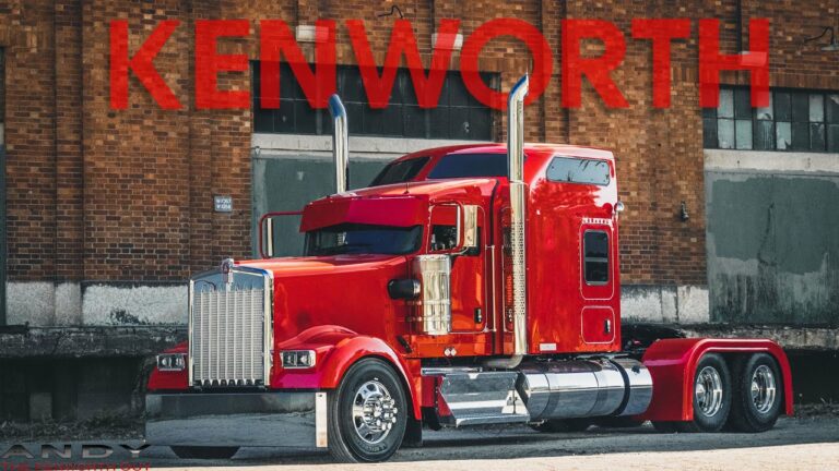 Comfort and Style on the Road: The Kenworth W900L 86" Studio Sleeper ...