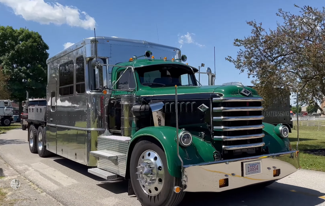 Heritage on Wheels: The Iconic 1956 Diamond T with Spartan Camper ...